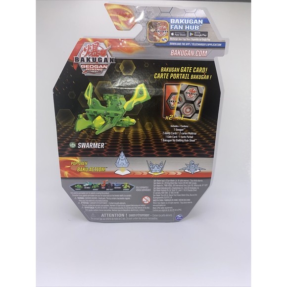 Spin Master | Toys | Bakugan Geogan Rising Swarmer W Gate Card New ...